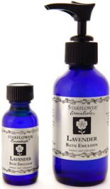 Lavender Bath Emulsions from Starflower Essentials Organic Skin Care ...